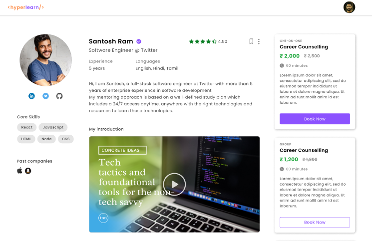 Hyperlearn - For all your Mentoring Needs